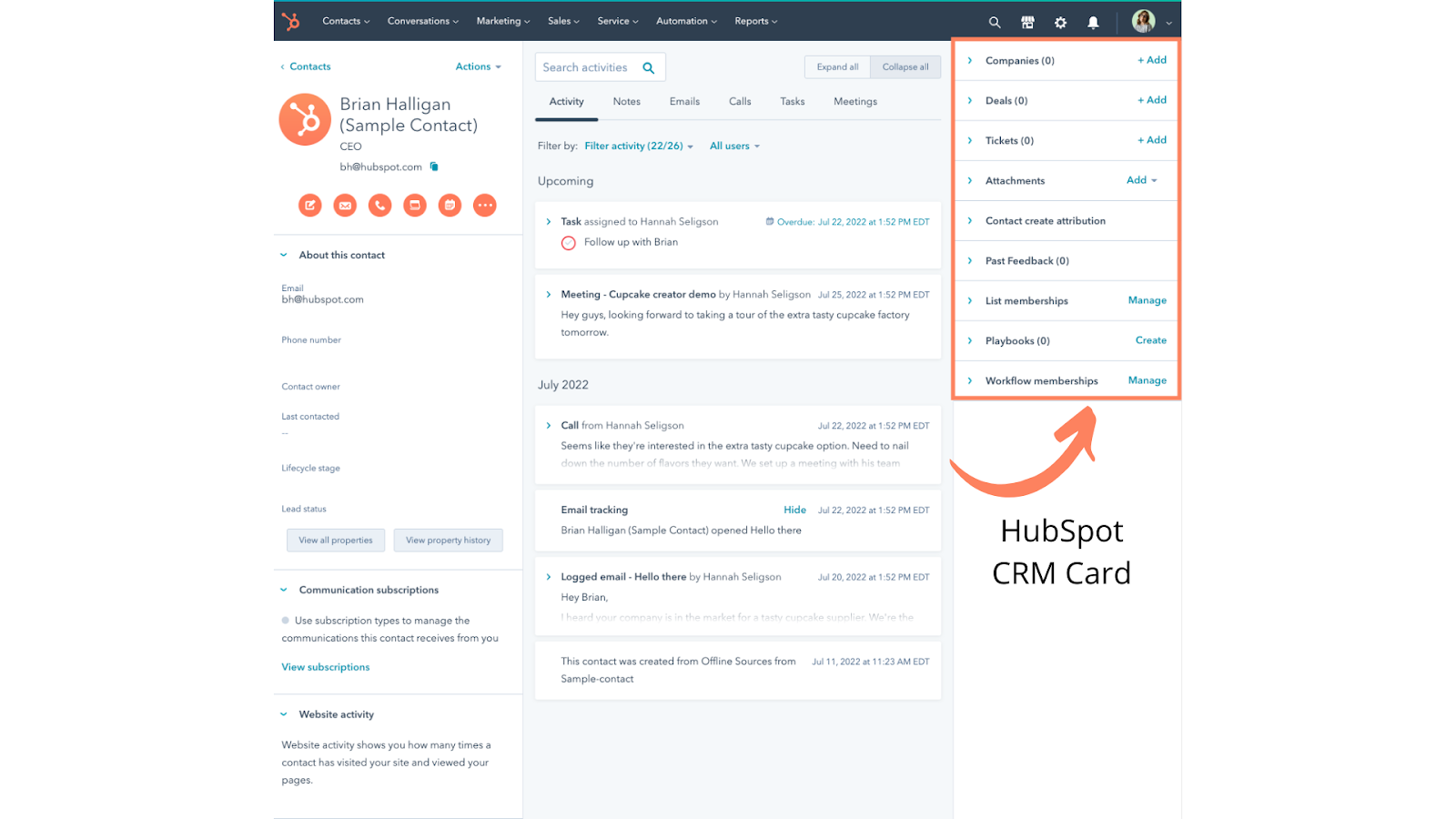 How To Set Up And Use Hubspot Crm Cards